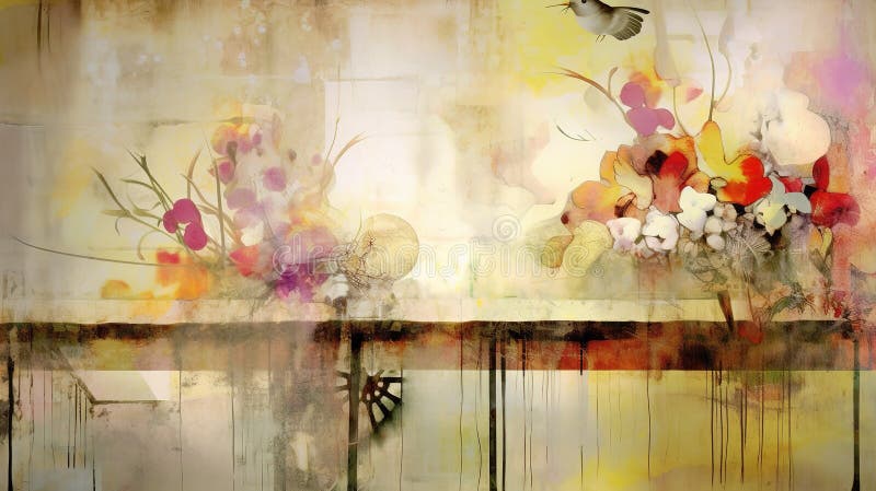 A Very Creative Modern Wall Art Wallpaper, Ai Generated Image Stock ...