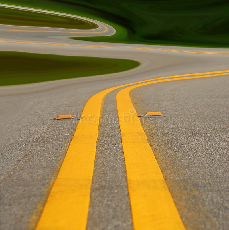 Very Curvy Road stock image. Image of explore, travel - 2802613