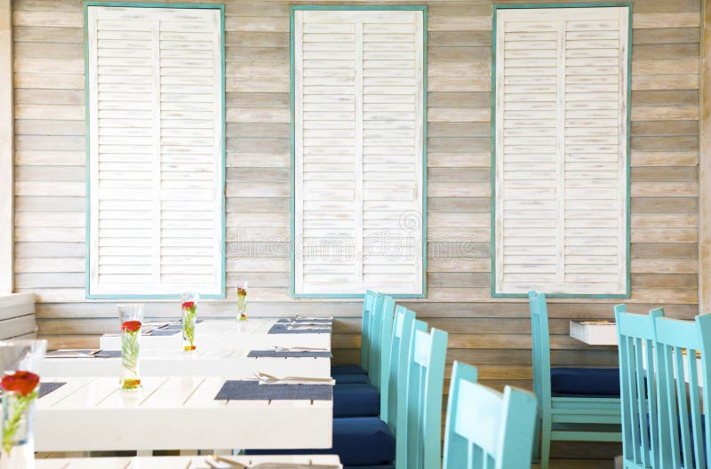 Very cute restaurant stock image. Image of modern, wood - 59589331