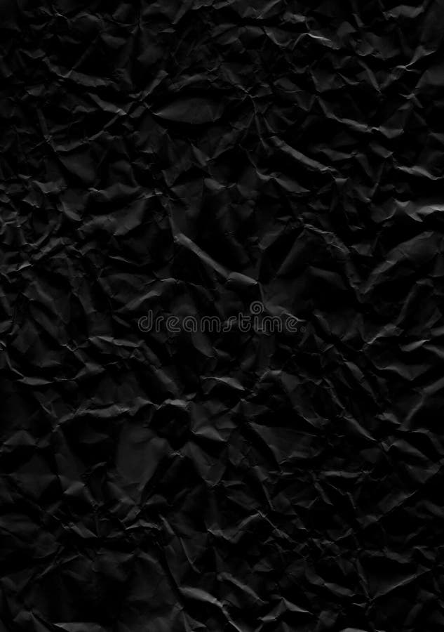 Very Dark Texture. Crumpled Paper Stock Photo - Image of space, ancient ...