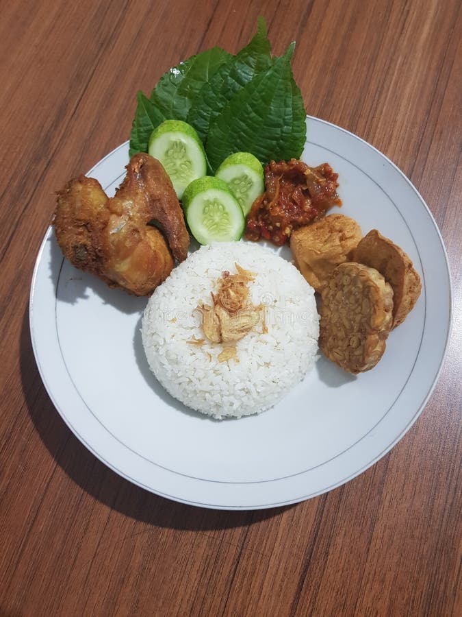 Very Delicious Fried Chicken Menu Stock Image - Image of delicious ...