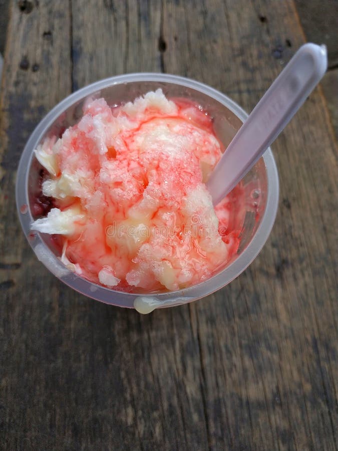 Very delicious ice. stock image. Image of dish, fish - 232843729