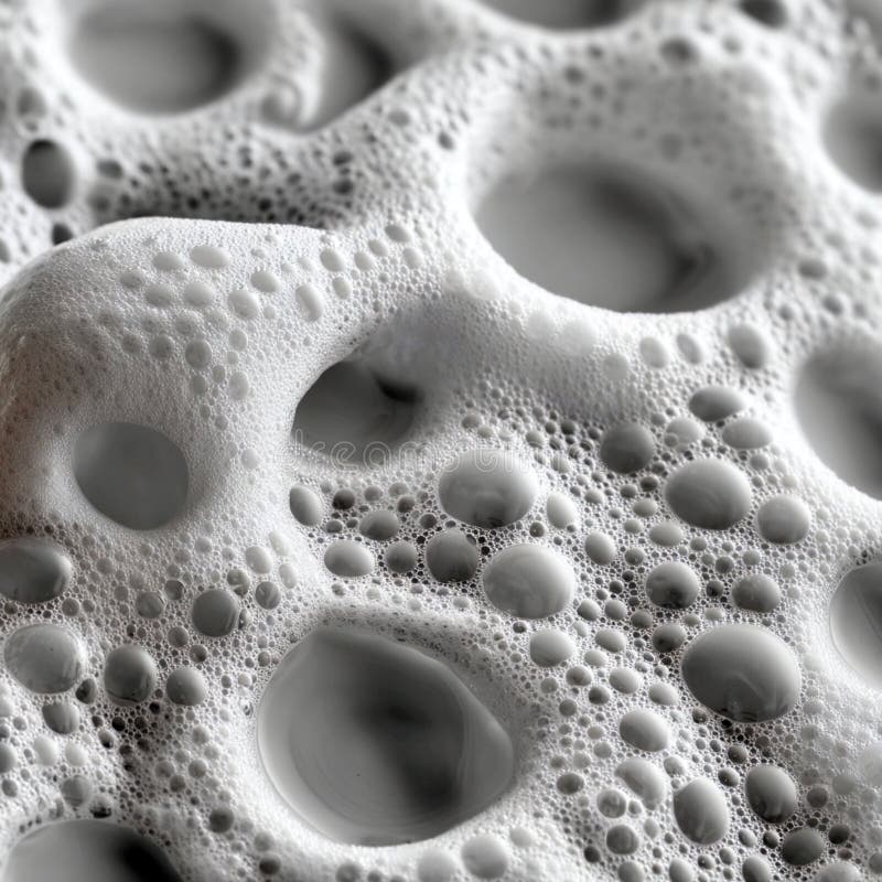 A Dense Arrangement of Bubbles with Varying Sizes and Textures Stock ...