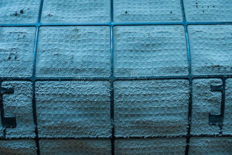 Very Dirty Air Conditioner Filter. Health Damage from Air Conditioning ...