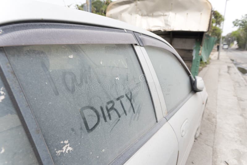 Very dirty car stock photo. Image of stair, climb, path - 67490638