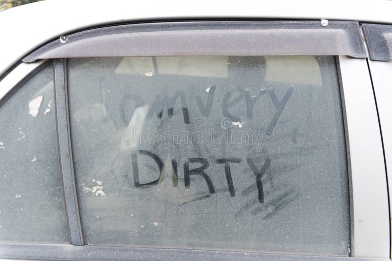 Very dirty car stock photo. Image of staircase, interior - 67490670