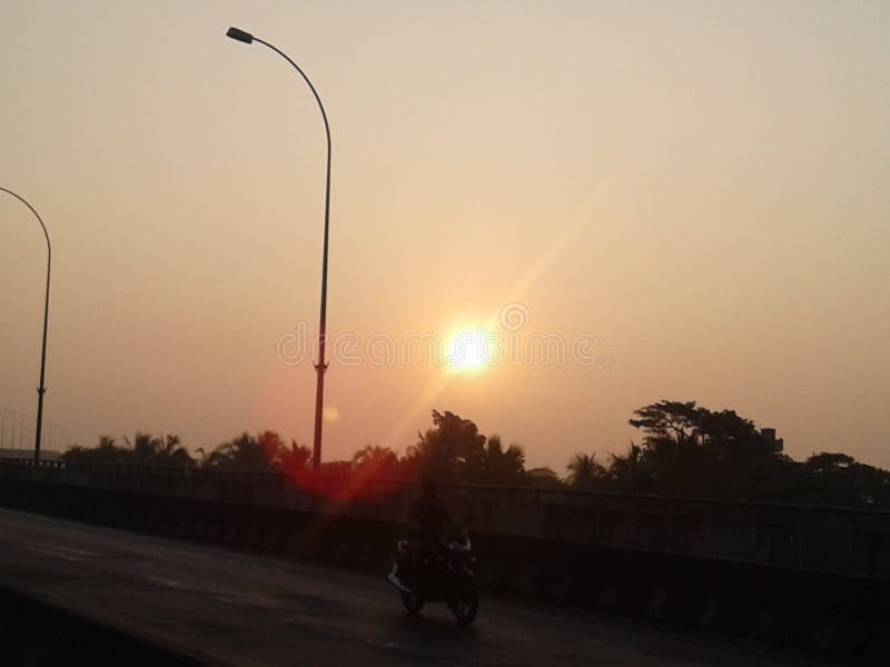 Very early morning sun stock image. Image of morning - 107385307