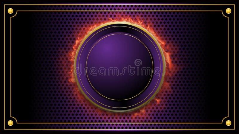 Fire Effect Portal Purple Gradient Background Stock Video - Video of ...