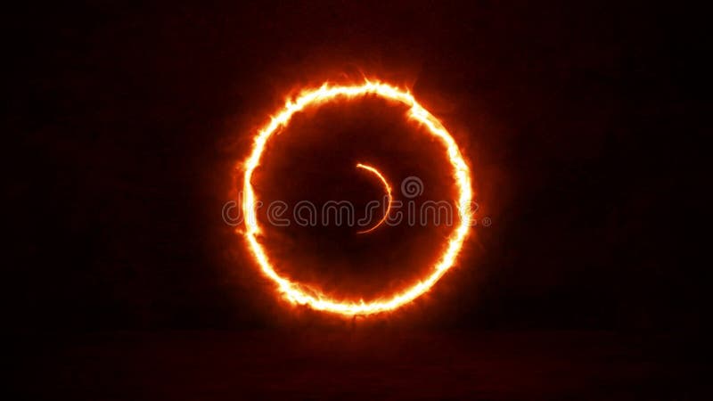 Portal Fire Effect Green Screen Background Stock Footage - Video of ...