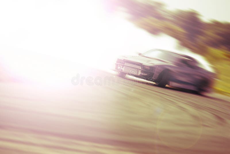 Very Fast Driving, Blur Drift Stock Photo - Image of automobile, fast ...