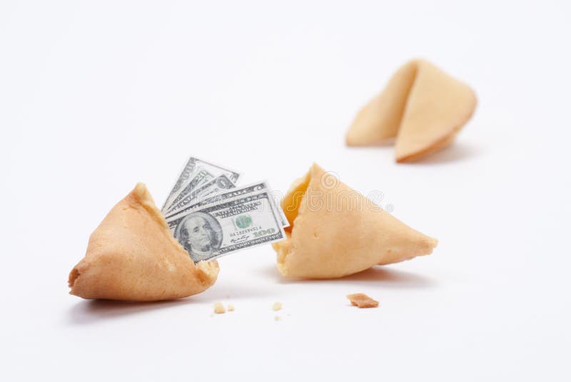 Very Fortunate Cookie stock photo. Image of china, investing - 15351076