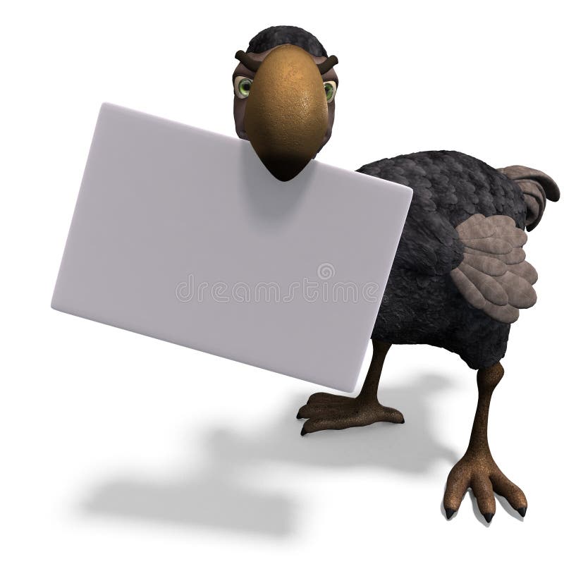 Very funny toon Dodo-bird stock illustration. Illustration of copy ...
