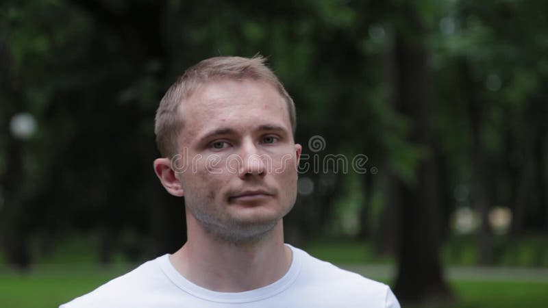A Very Handsome Painter Man is Standing in Front of His Painting and ...