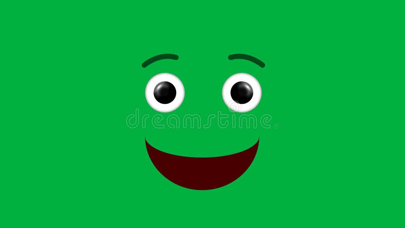 Very Happy and Excited Facial Expression Stock Illustration ...