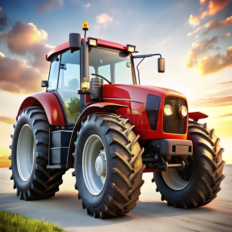 Very heavy tractor stock illustration. Illustration of tractor - 340450187