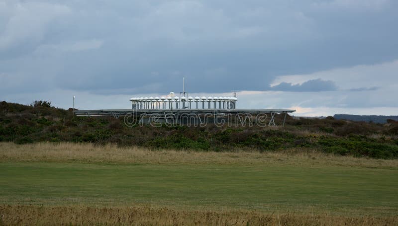 Air Navigation Beacon. Seaford Head, Sussex, UK Stock Photo - Image of ...