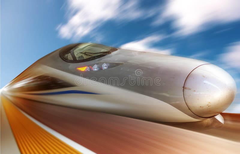Very high-speed train stock photo. Image of crowd, rail - 50276032