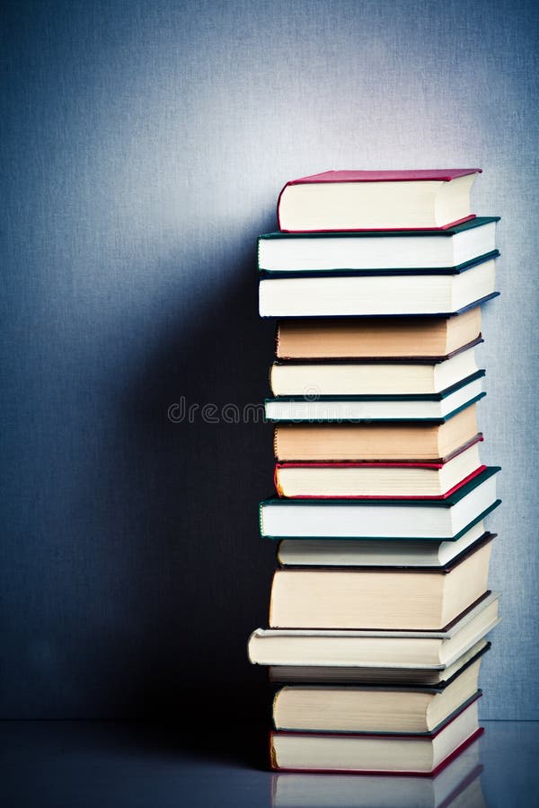 Very high stack of books stock photo. Image of background - 31259554