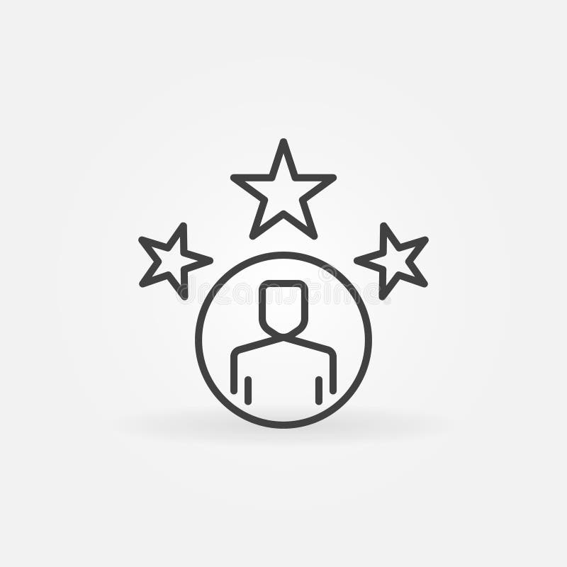 Very Important Person Outline Icon. Vector VIP Linear Symbol Stock ...
