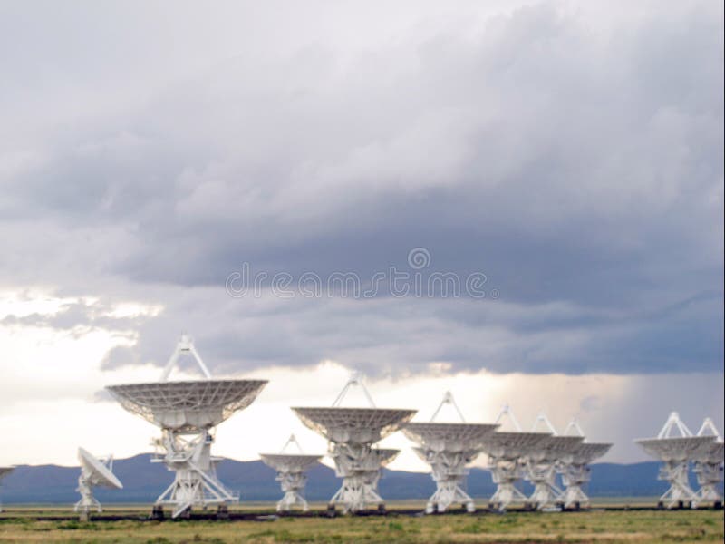 Very Large Array Antennas in New Mexico Stock Image - Image of ...