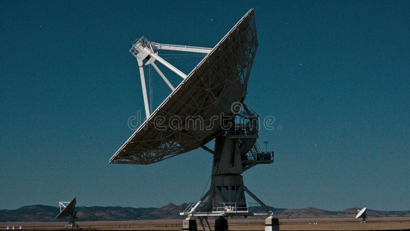 Very Large Array Space Radio Dish VLA Observatories - Time Lapse - 4k ...