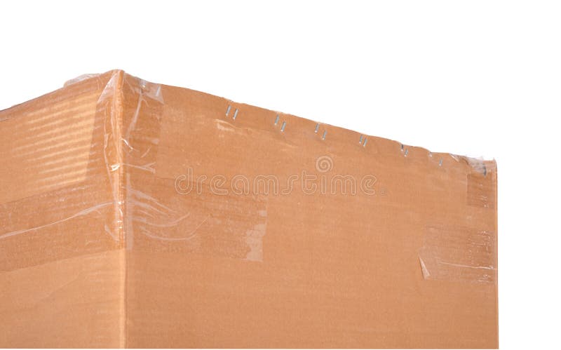 Very large cardboard box stock image. Image of cardboard - 229655859