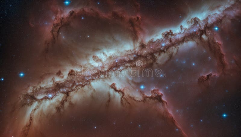 A Very Large Cluster of Stars in the Sky Stock Illustration ...