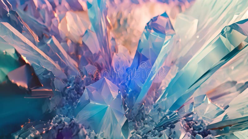 A Very Large Crystal Object with Multiple Colors Shines Brightly in the ...