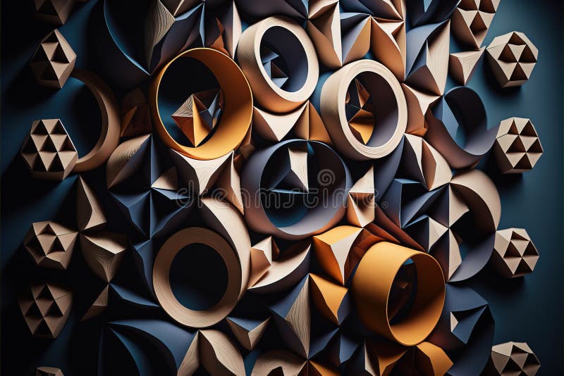 A Very Large Group of Different Shapes and Sizes of Objects on a Wall ...