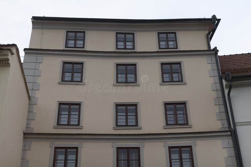 A Very Large and Impressive Building that Features a Lot of Windows on ...