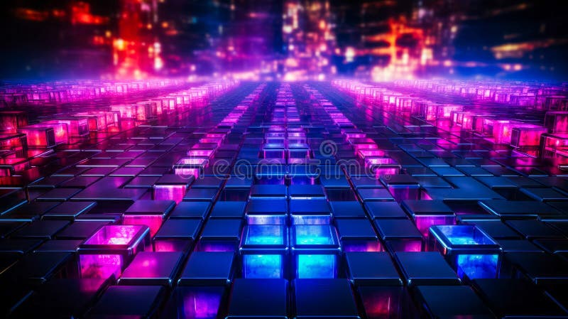 Very Large Room Filled with Lots of Tables and Chairs. Generative AI ...