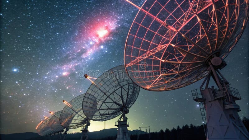 Very Large Satellite with Advanced Technology Signals Representing ...