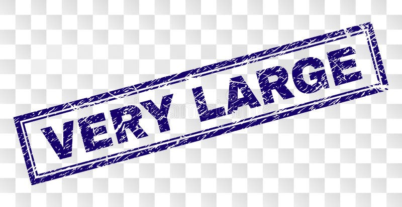 Scratched VERY LARGE Rectangle Stamp Stock Vector - Illustration of ...