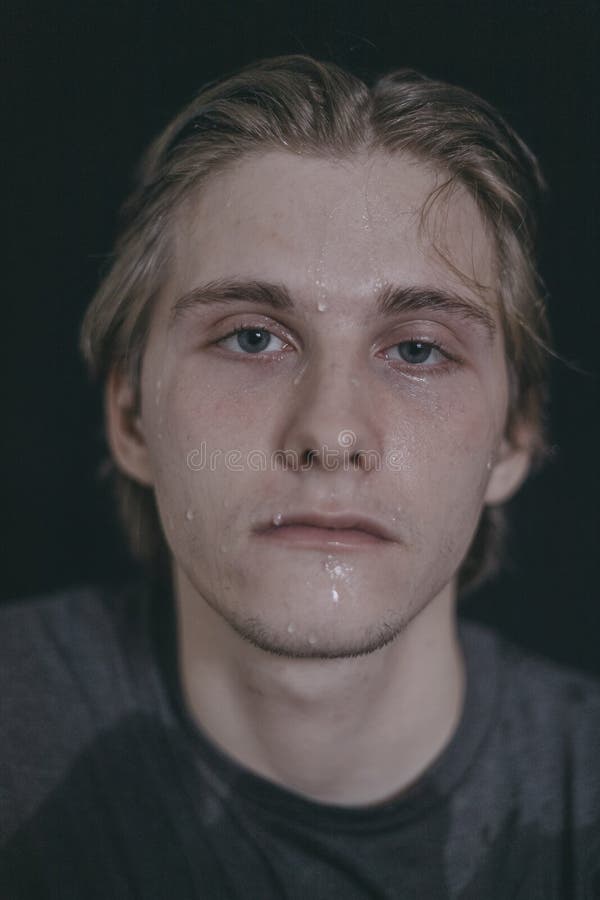 A Very Lonely Guy at Home Suffers from the Fact that he is Alone and ...