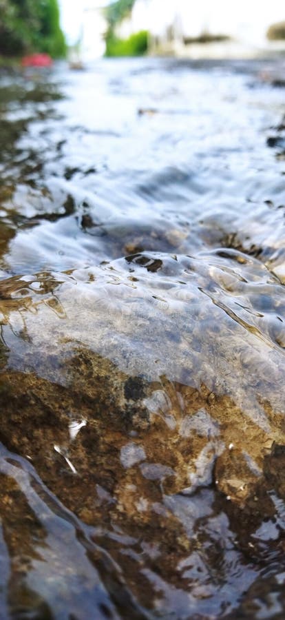 Water rain flow stock image. Image of freezing, natural - 264246847