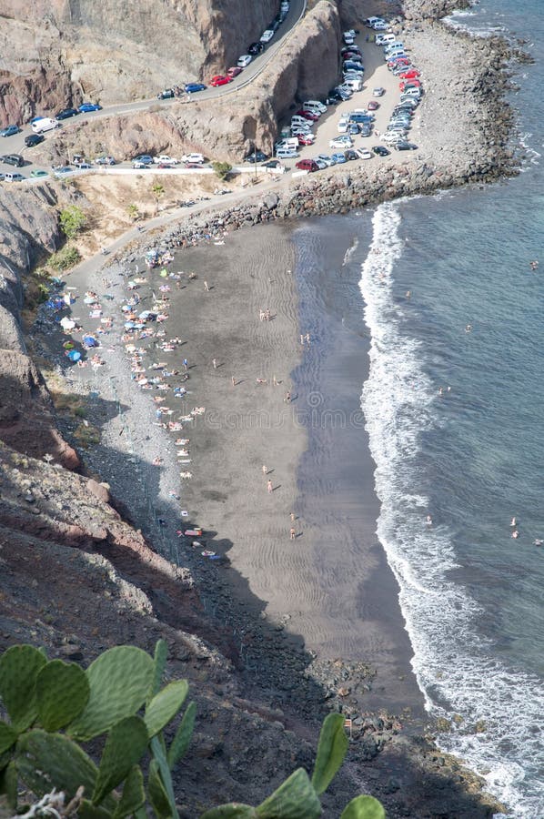 Very Nice Beach of Tenerife Stock Image - Image of seafront, outdoors ...