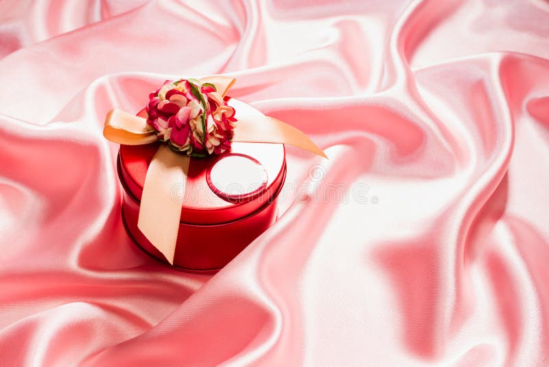 Very nice gift box stock photo. Image of pink, gift, silk - 44641534