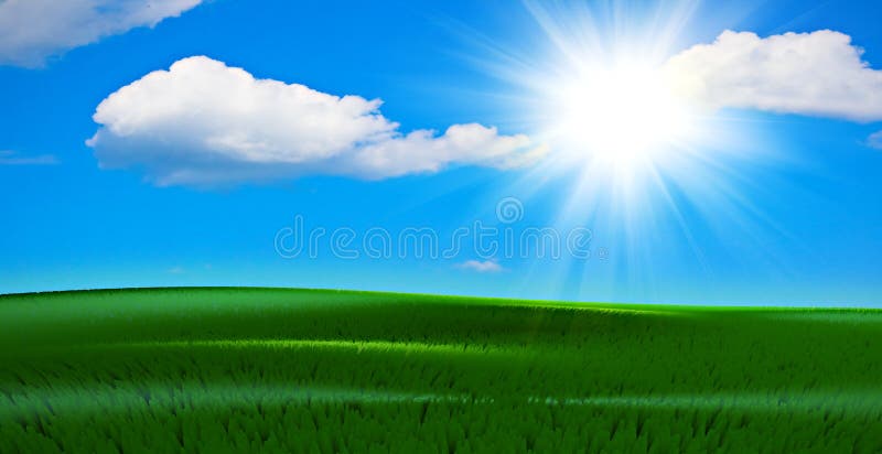 Very nice landscape stock illustration. Illustration of hill - 12528883