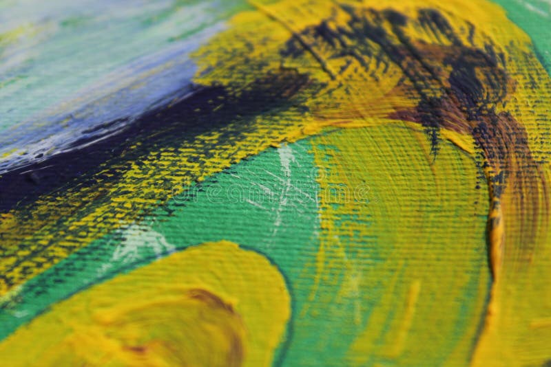 Multicolor Acrylic Paint Texture Abstract Stock Image - Image of ...