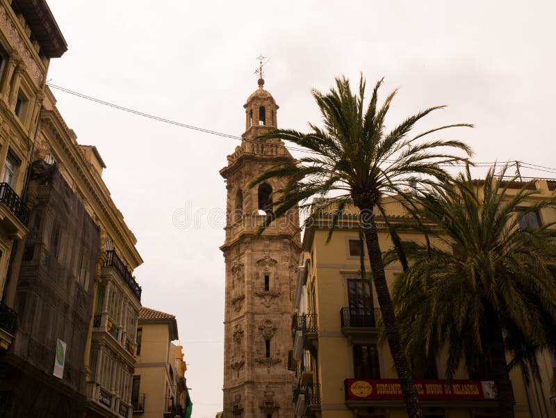 Very Nice Palaces in Valencia City, Spain Editorial Stock Image - Image ...