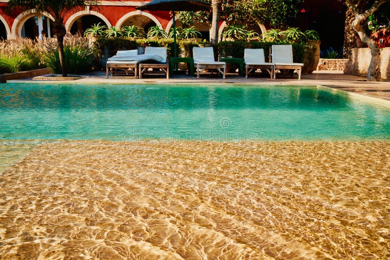 A Nice Pool at the Residence Stock Image - Image of inside, pool: 277340717