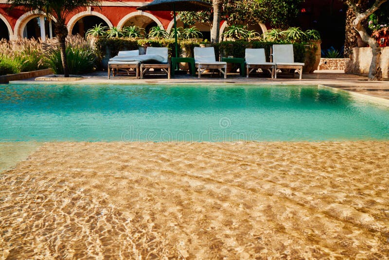 A Nice Pool at the Residence Stock Photo - Image of residence, resort ...