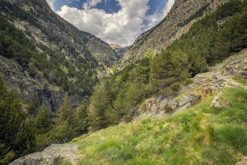 Very Nice Valley in Mountain Pyrenees of Spain Valley Name is Vall De ...