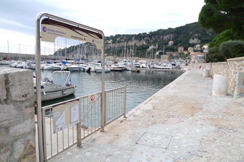 Very Nice View of the Coastline in Nice, France Stock Image - Image of ...