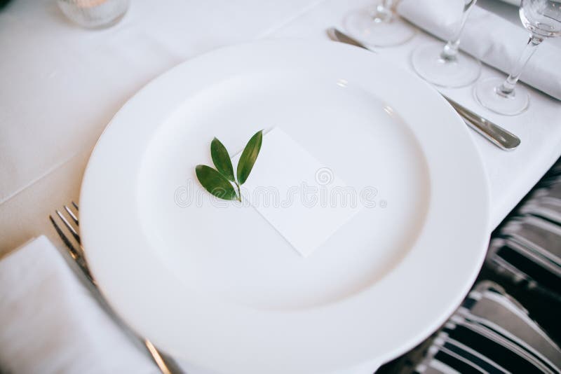 Very Nicely Decorated Wedding Table for Groom and Bride. Stock Image ...