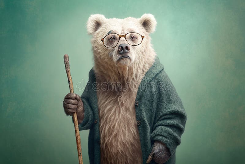 Very Fat Bear, Created with Generative AI Technology Stock Illustration ...