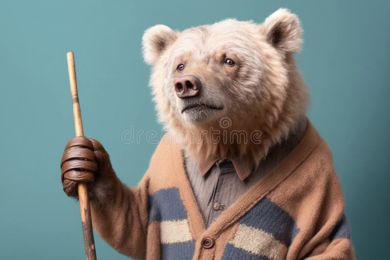 Very Fat Bear, Created with Generative AI Technology Stock Illustration ...