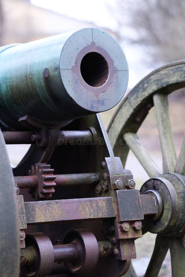 Old cannon stock image. Image of cannon, artillery, pipe - 358812737