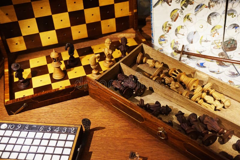Chess Game Board with Pieces, Cusco, Peru Editorial Stock Photo - Image ...