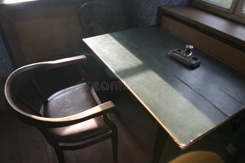 Desk stock image. Image of domestic, homework, desk, internet - 2948097